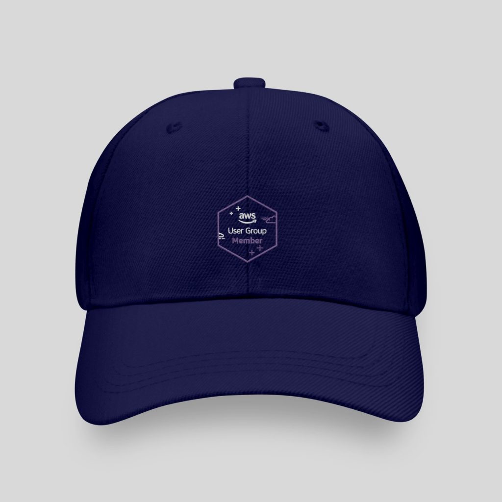 UG Cap – Navy Blue | AWS User Group Community Hyderabad